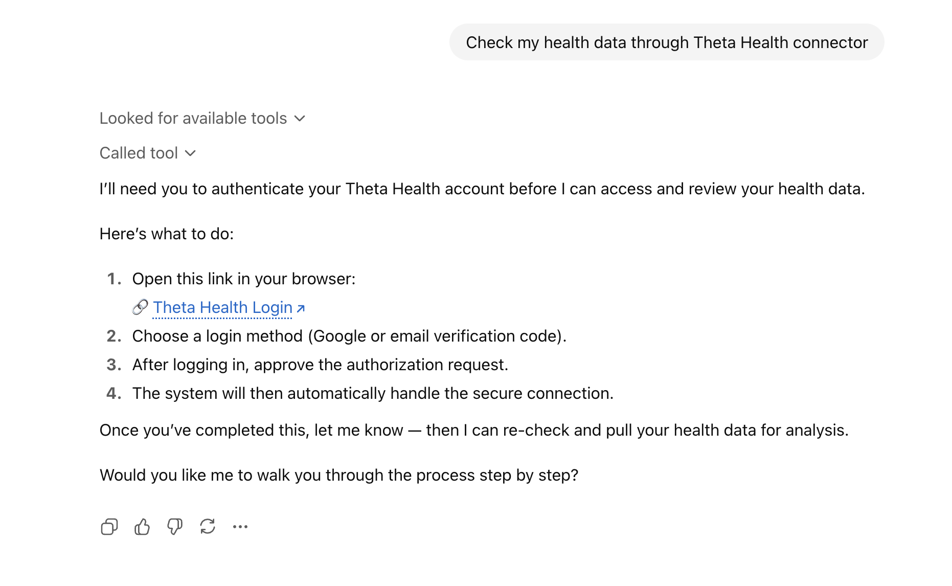 How to use Theta Health MCP in ChatGPT? – Theta Wellness Health Blog